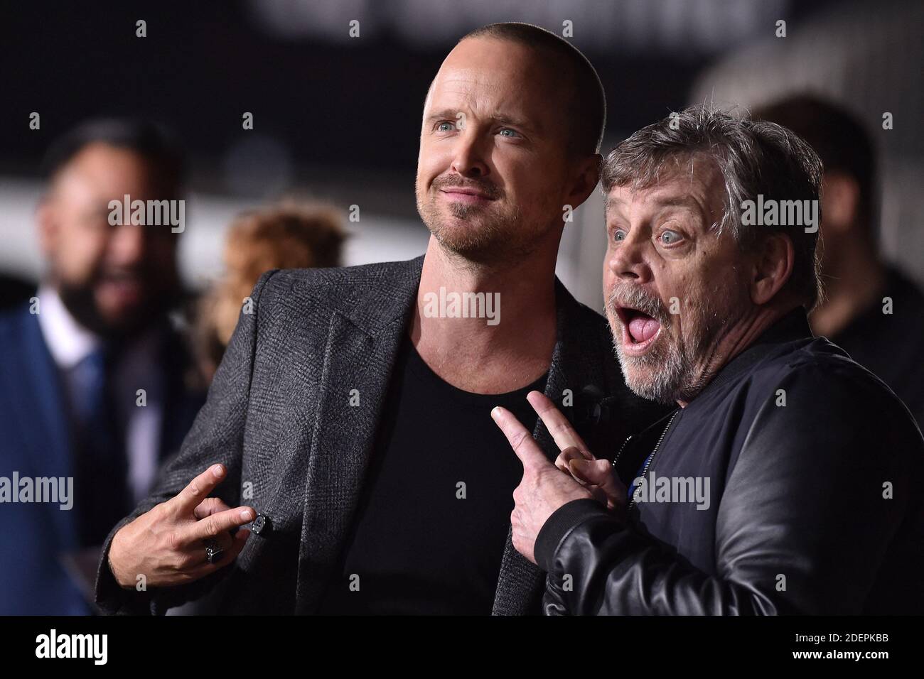 Aaron Paul, Mark Hamill attend the Premiere of Netflix's 'El Camino: A ...