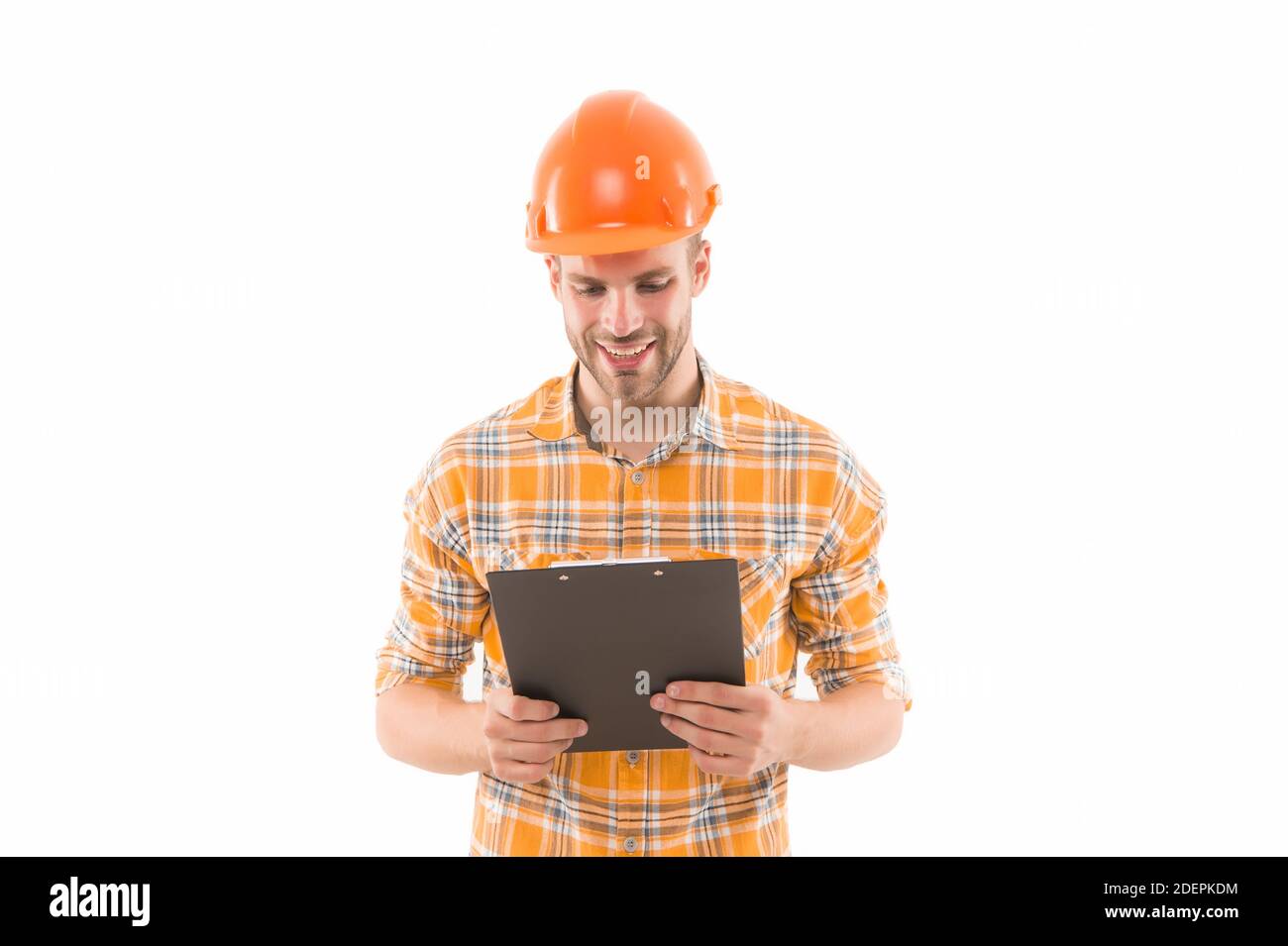 You deserve very best master. Master builder isolated on white. Happy ...