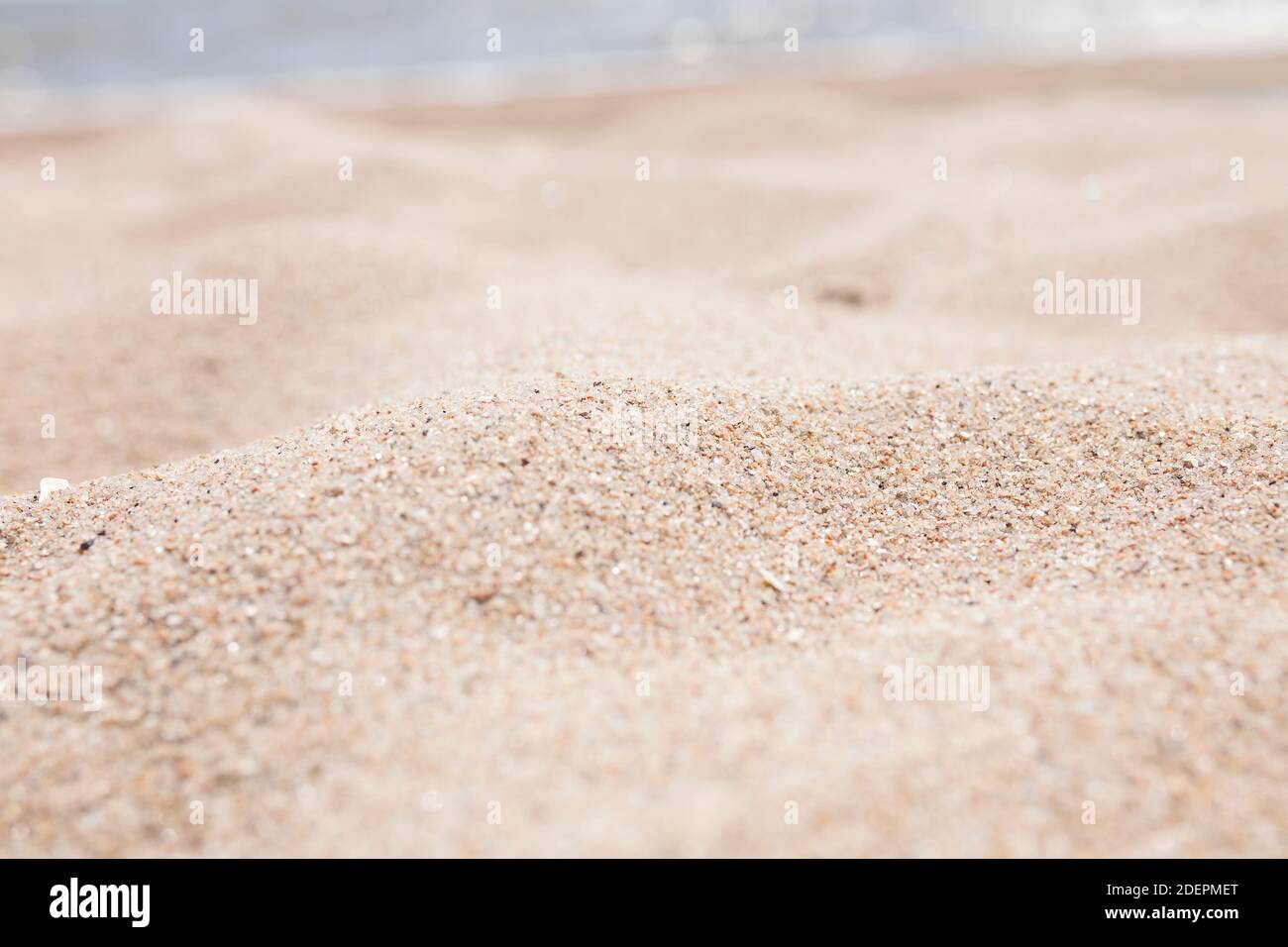Sand close-up, sand texture, empty beach isolated Stock Photo - Alamy