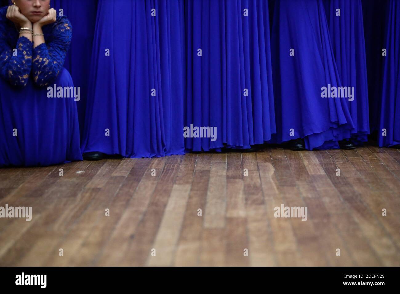 French first lady Brigitte Macron and Princess Mary Donaldson of ...