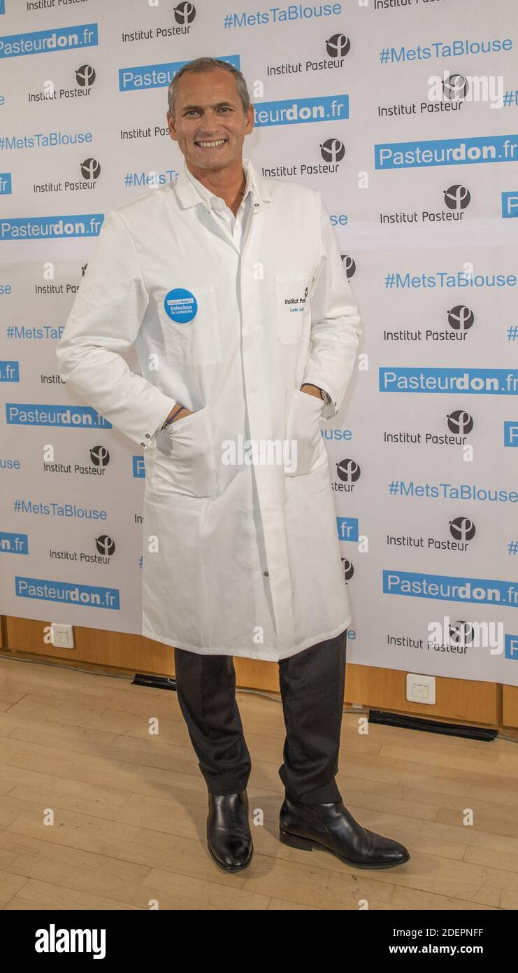 Louis LAFORGE ( FRANCE INFO) at the Launch of Pasteurdon at the Pasteur ...