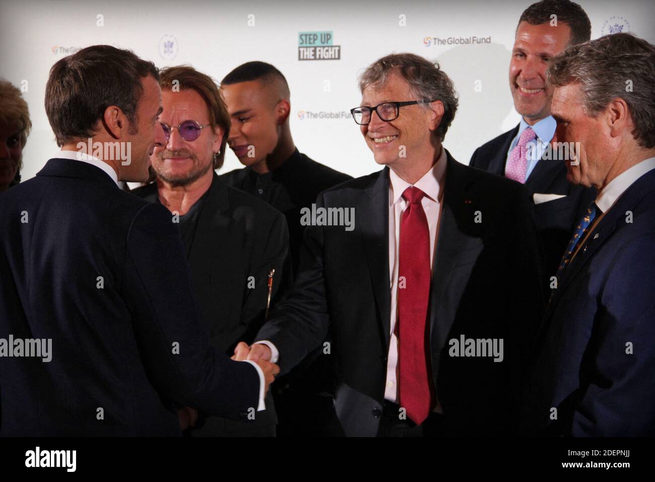 Microsoft chairman bill gates hands hi-res stock photography and images ...