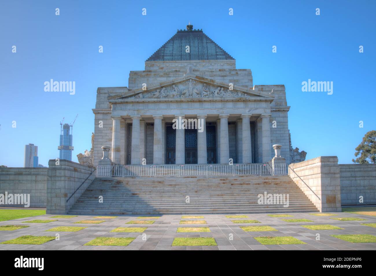 Shrine of Remembrance in Melbourne, Australia Stock Photo - Alamy