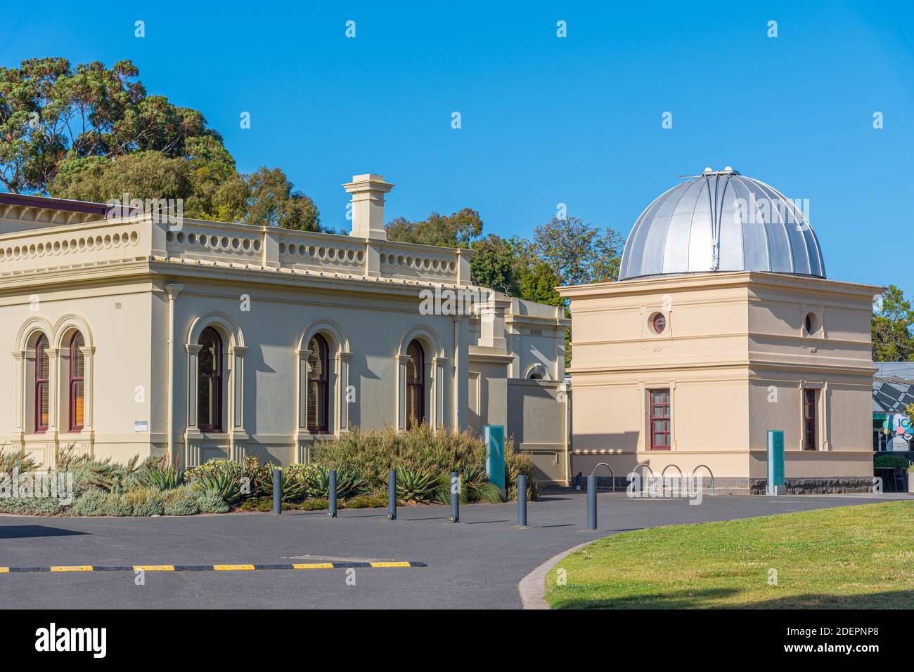 Melbourne observatory in royal botanic gardens in Australia Stock Photo ...