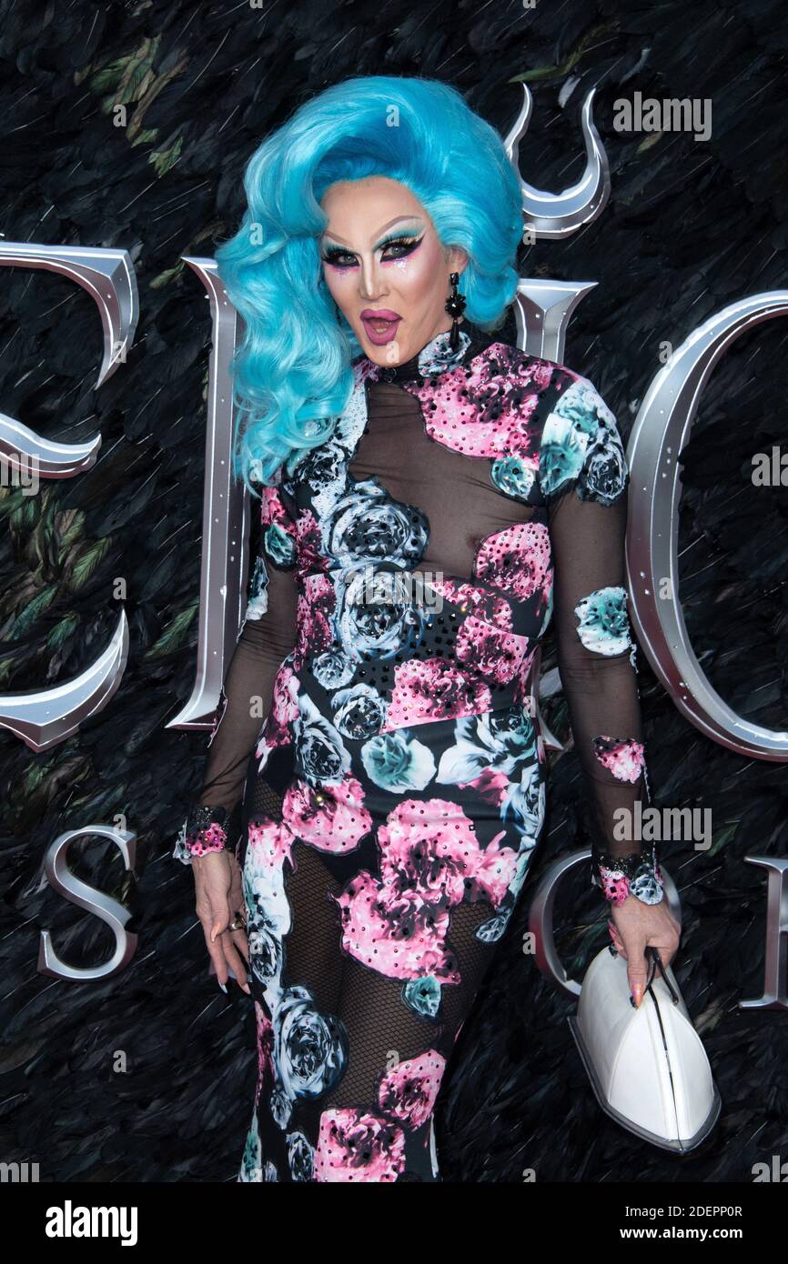 Charlie Hides attending the Premiere of Maleficent: Mistress of Evil at ...
