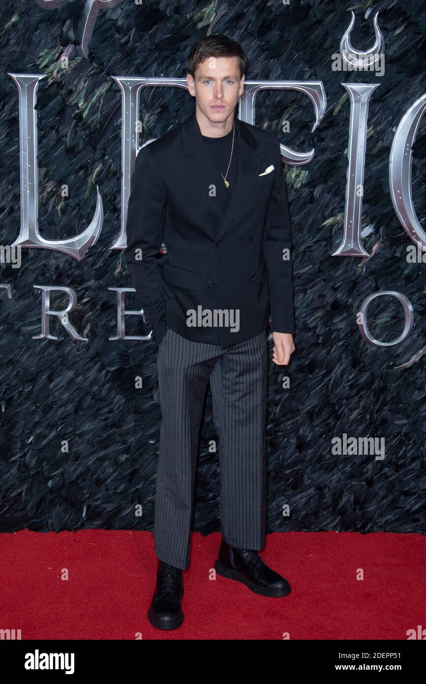 Harris Dickinson attending the Premiere of Maleficent: Mistress of Evil ...