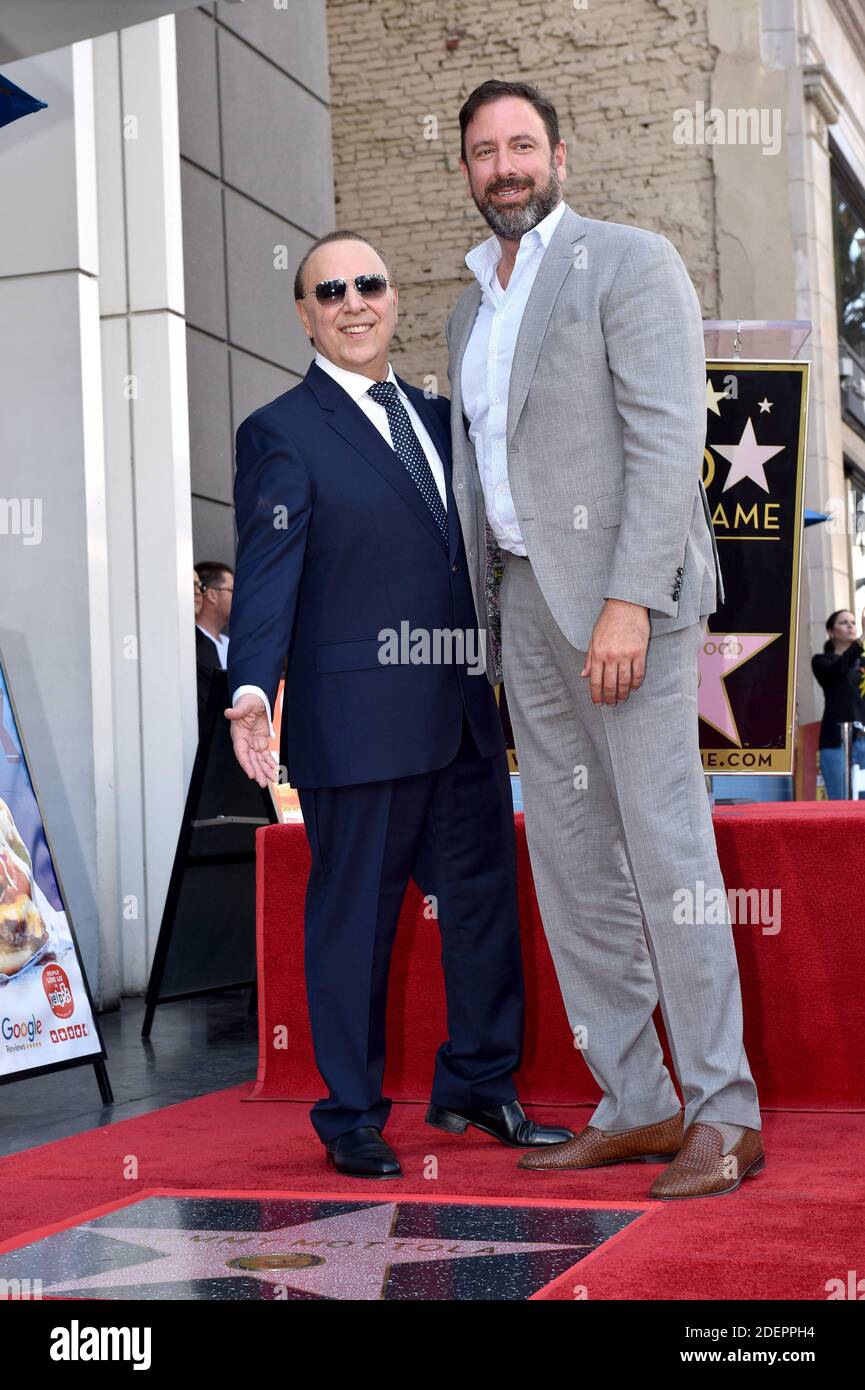 Pete Micelli attends the ceremony honoring Tommy Mottola with a Star on ...
