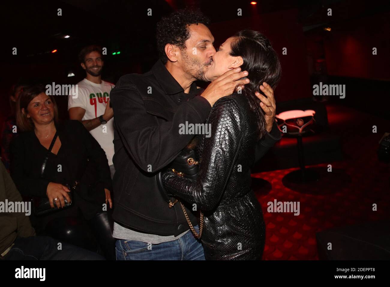 Tomer Sisley et sa femme Sandra Sisley lors de la soiree d'inauguration ...