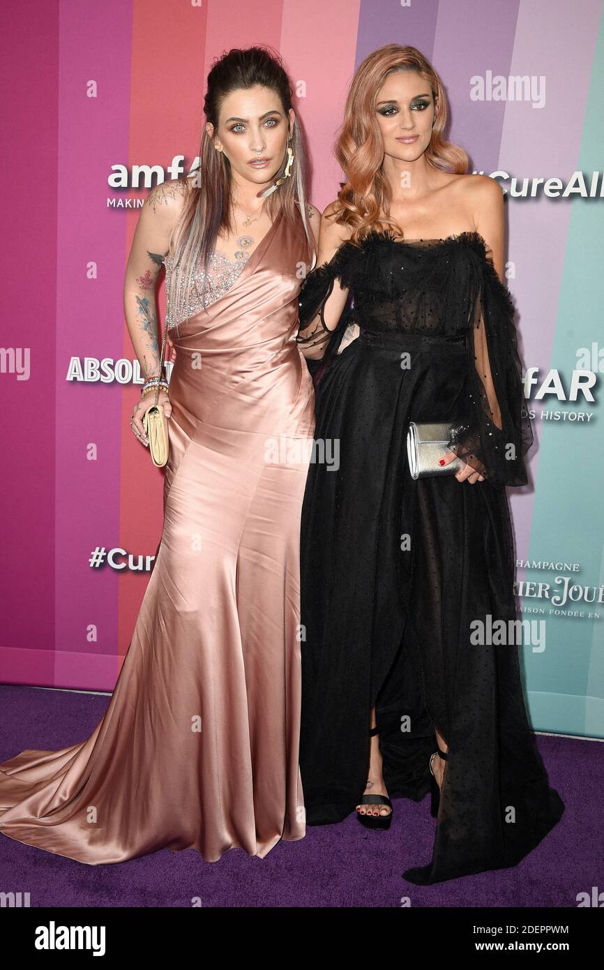 Paris Jackson and Caroline D'Amore attend the 2019 amfAR Gala Los ...
