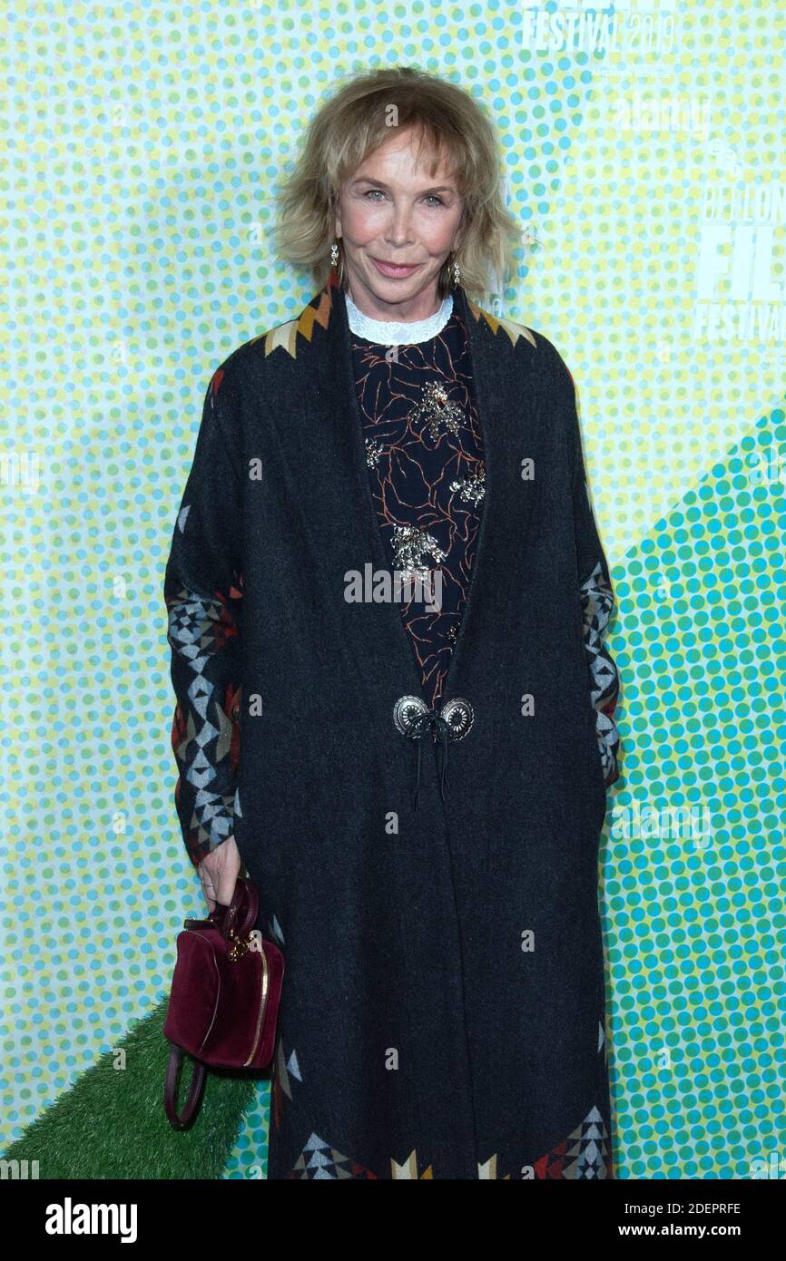 Trudie Styler attending the Western Stars Premiere during the 63rd BFI ...