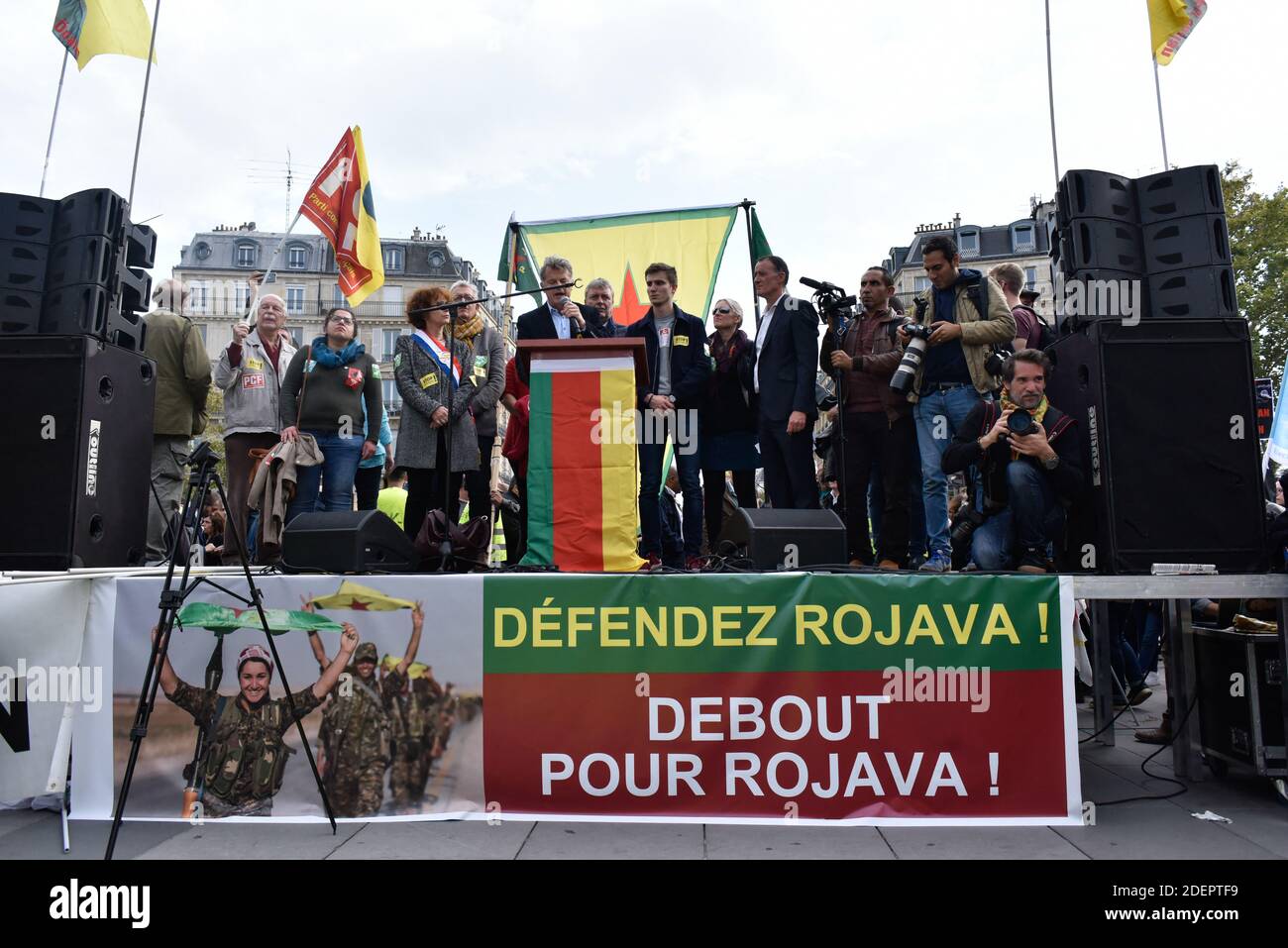 National Secretary of the French Communist Party (PCF) Fabien Roussel ...