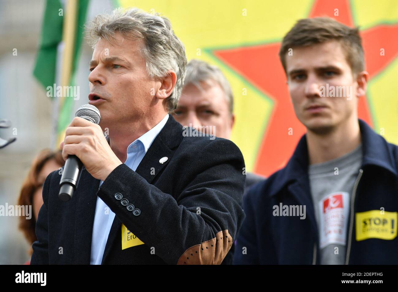 National Secretary of the French Communist Party (PCF) Fabien Roussel ...