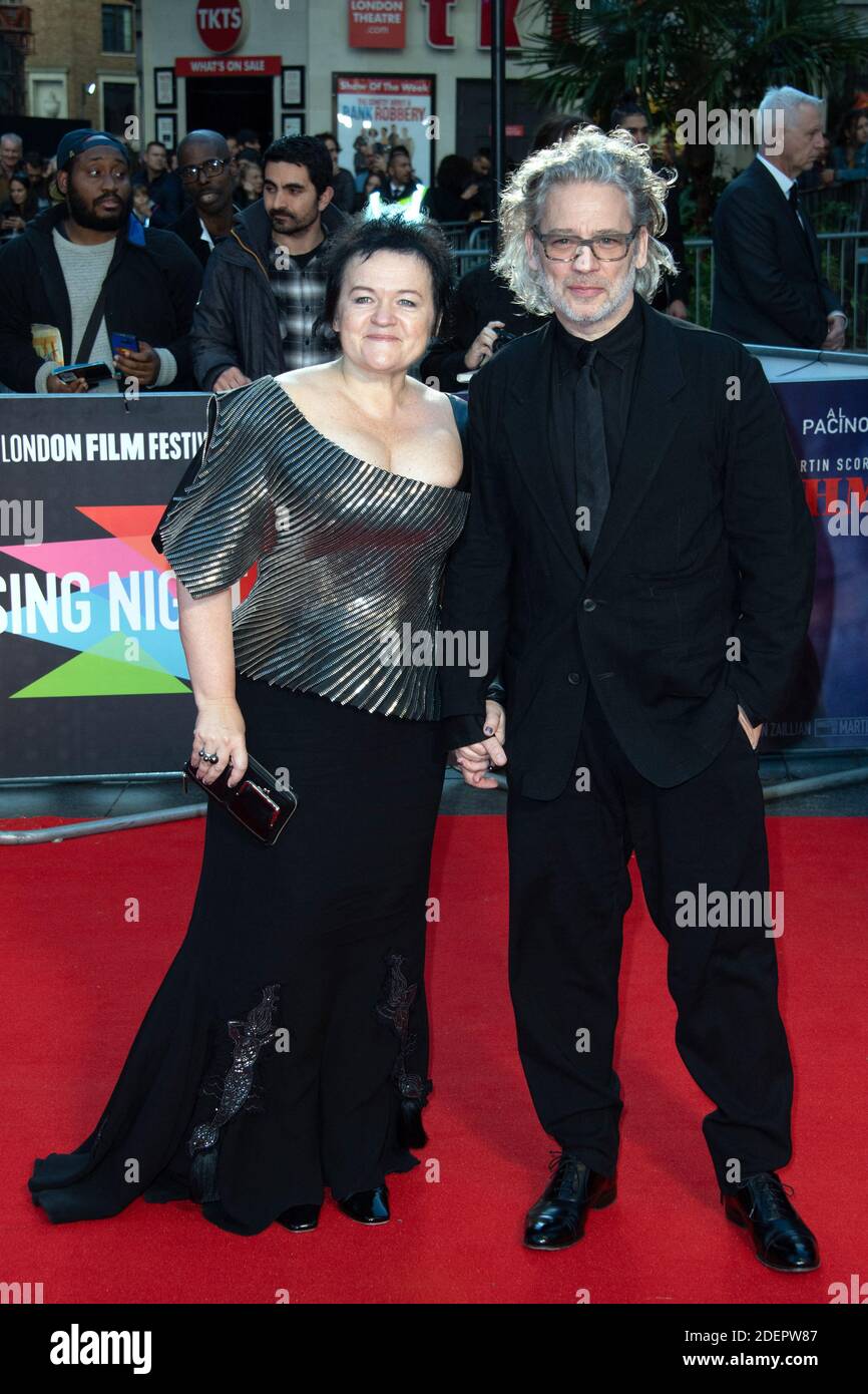 Dalia Ibelhauptaite and Dexter Fletcher attending The Irishman ...