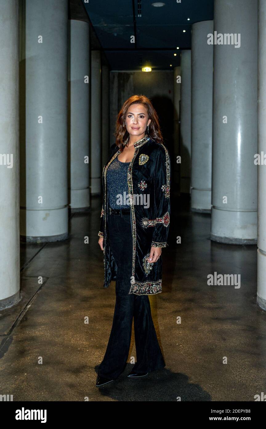 Tunisian actress Hend Sabri poses prior to the premiere screening of ...