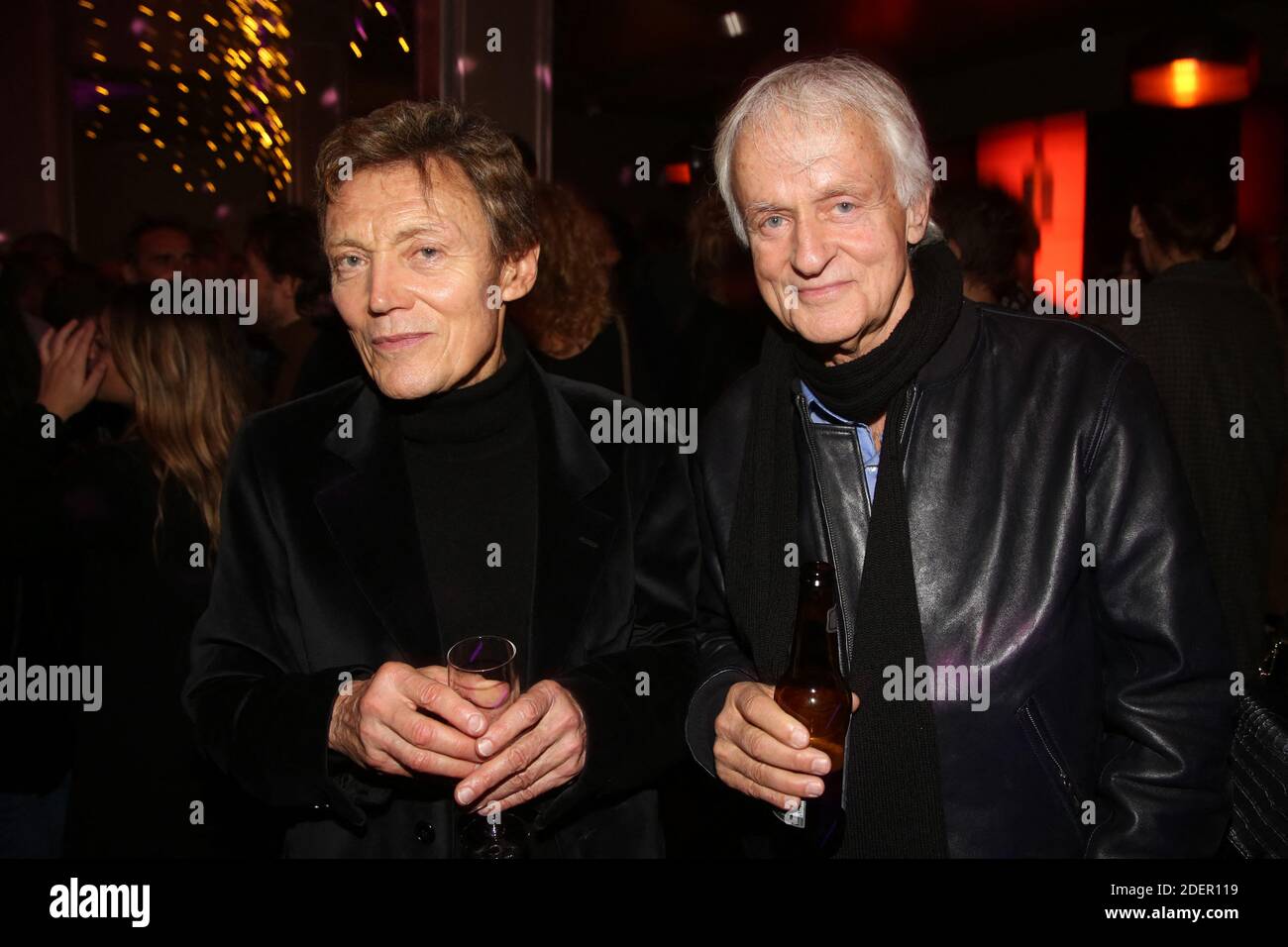 Dave et son compagnon Patrick Loiseau lors de l'After Party de 'La ...