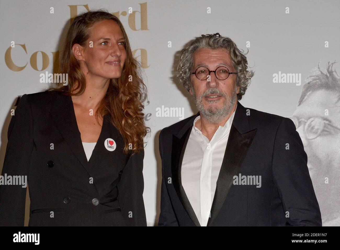 Alain Chabat and wife Tiara Comte Chabat attending the Lumiere Award ...