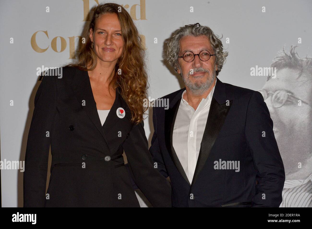 Alain Chabat and wife Tiara Comte Chabat attending the Lumiere Award ...