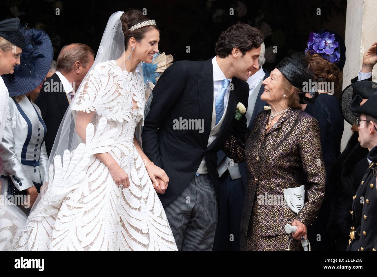 Prince Jean-Christophe Napoleon poses with his grandmother, Princess ...