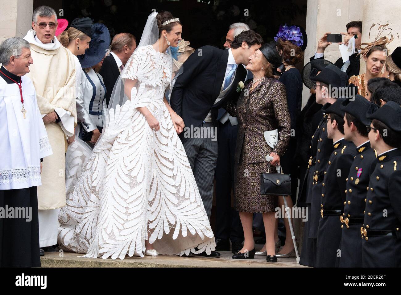 Prince Jean-Christophe Napoleon poses with his grandmother, Princess ...
