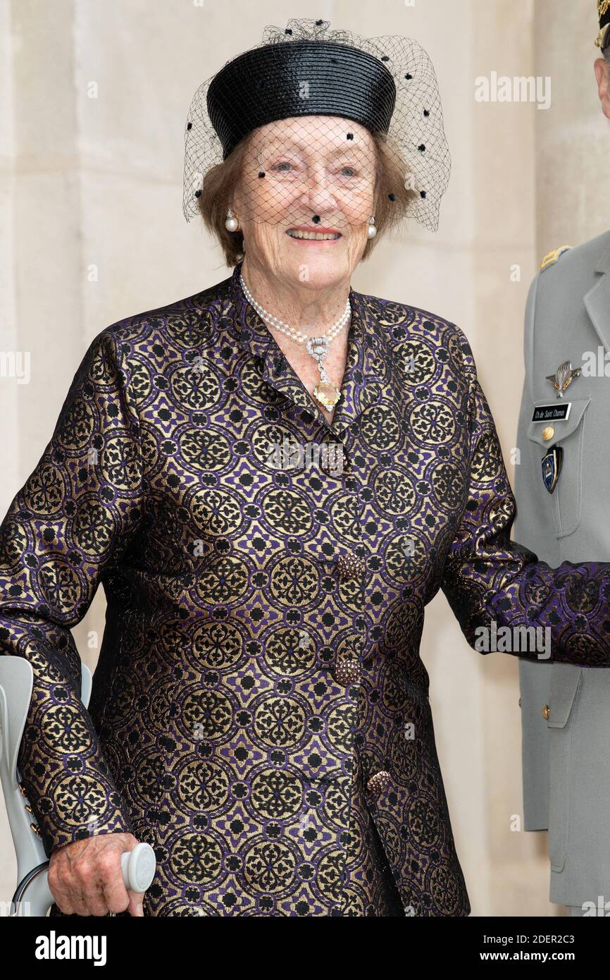 Princess Napoleon attends the Royal Wedding of Prince Jean-Christophe ...