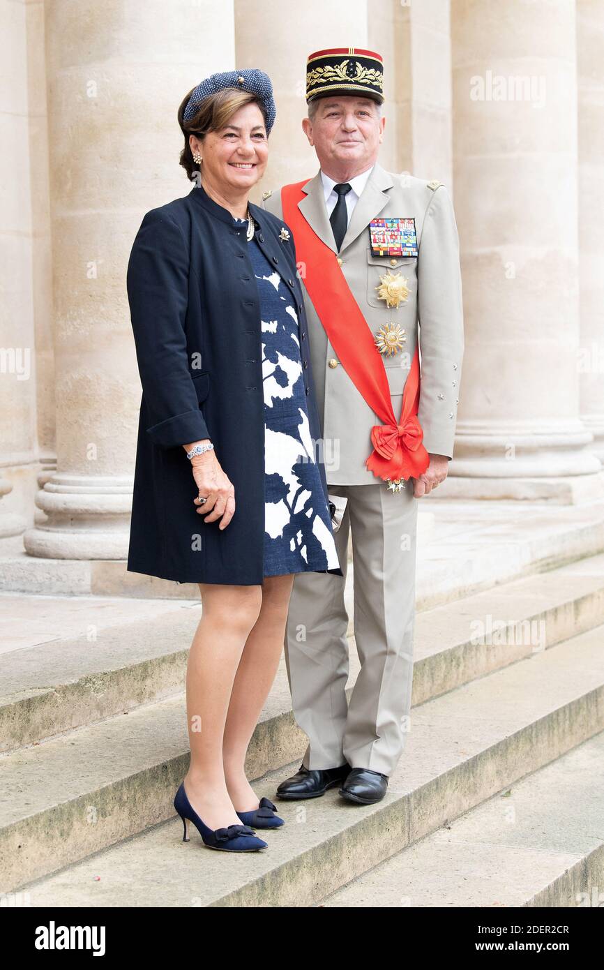 General Benoit Puga and his wife Isabelle Puga attend the Royal Wedding ...
