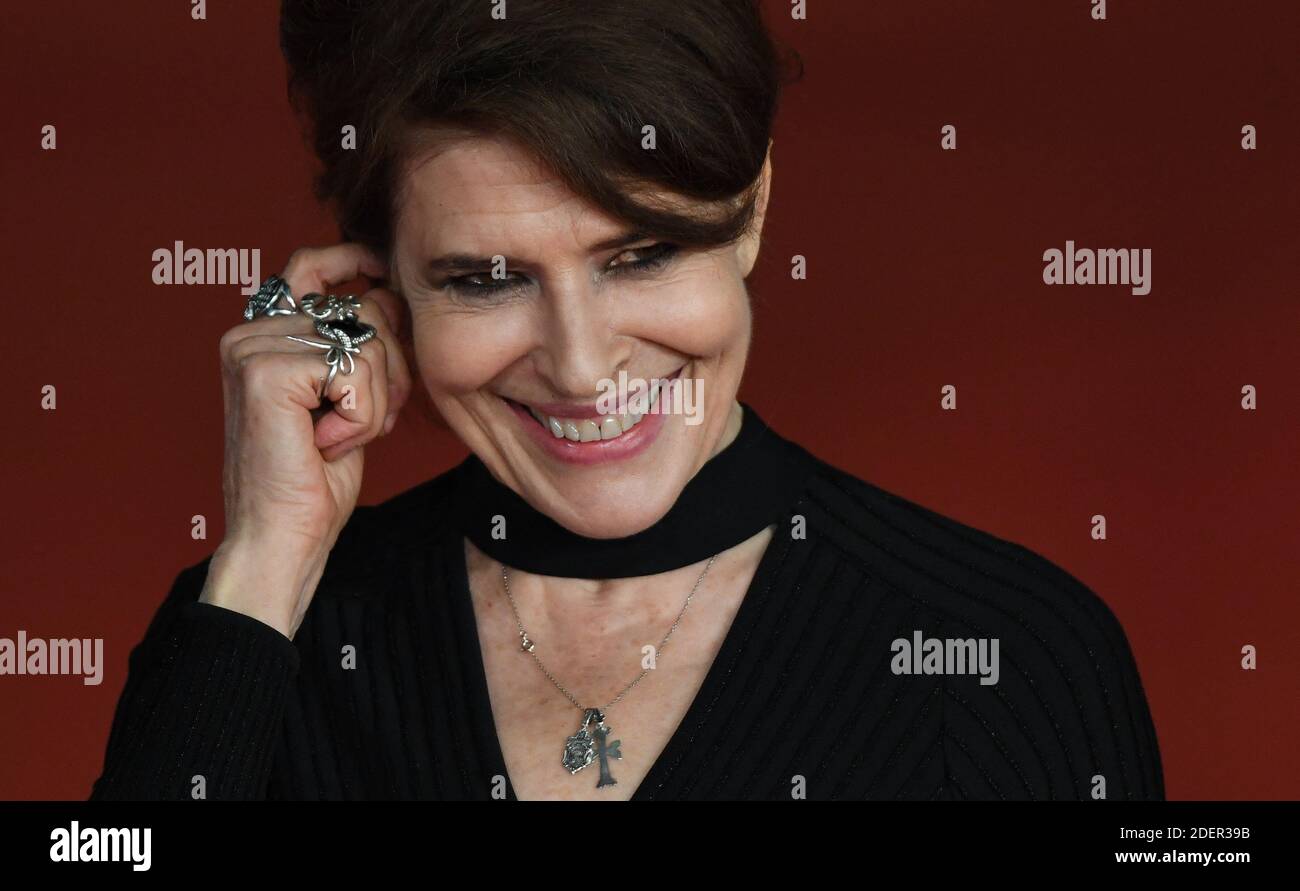 French actress Fanny Ardant attends the premiere of the movie La Belle ...
