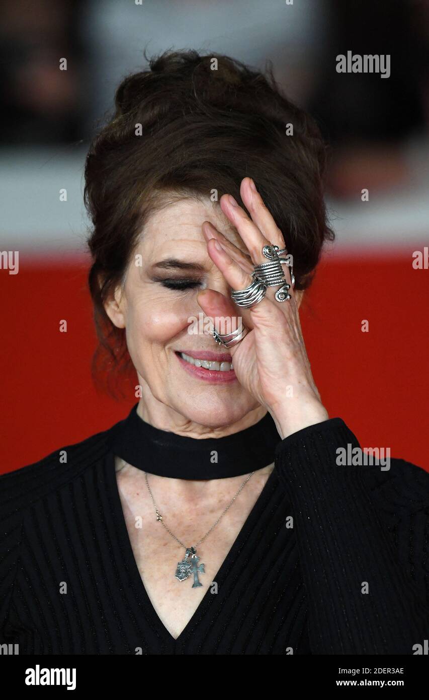 French actress Fanny Ardant attends the premiere of the movie La Belle ...