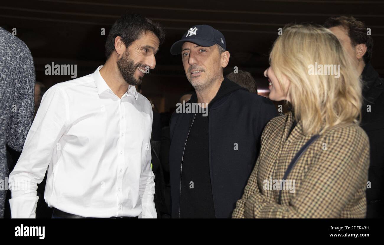 Tony estanguet, Gad Elmalehand Anne Marivin during the Presenation in ...