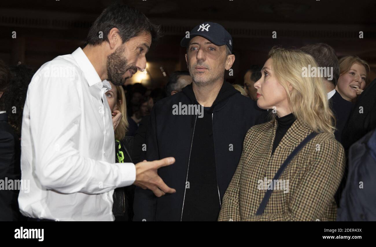 Tony estanguet, Gad Elmalehand Anne Marivin during the Presenation in ...