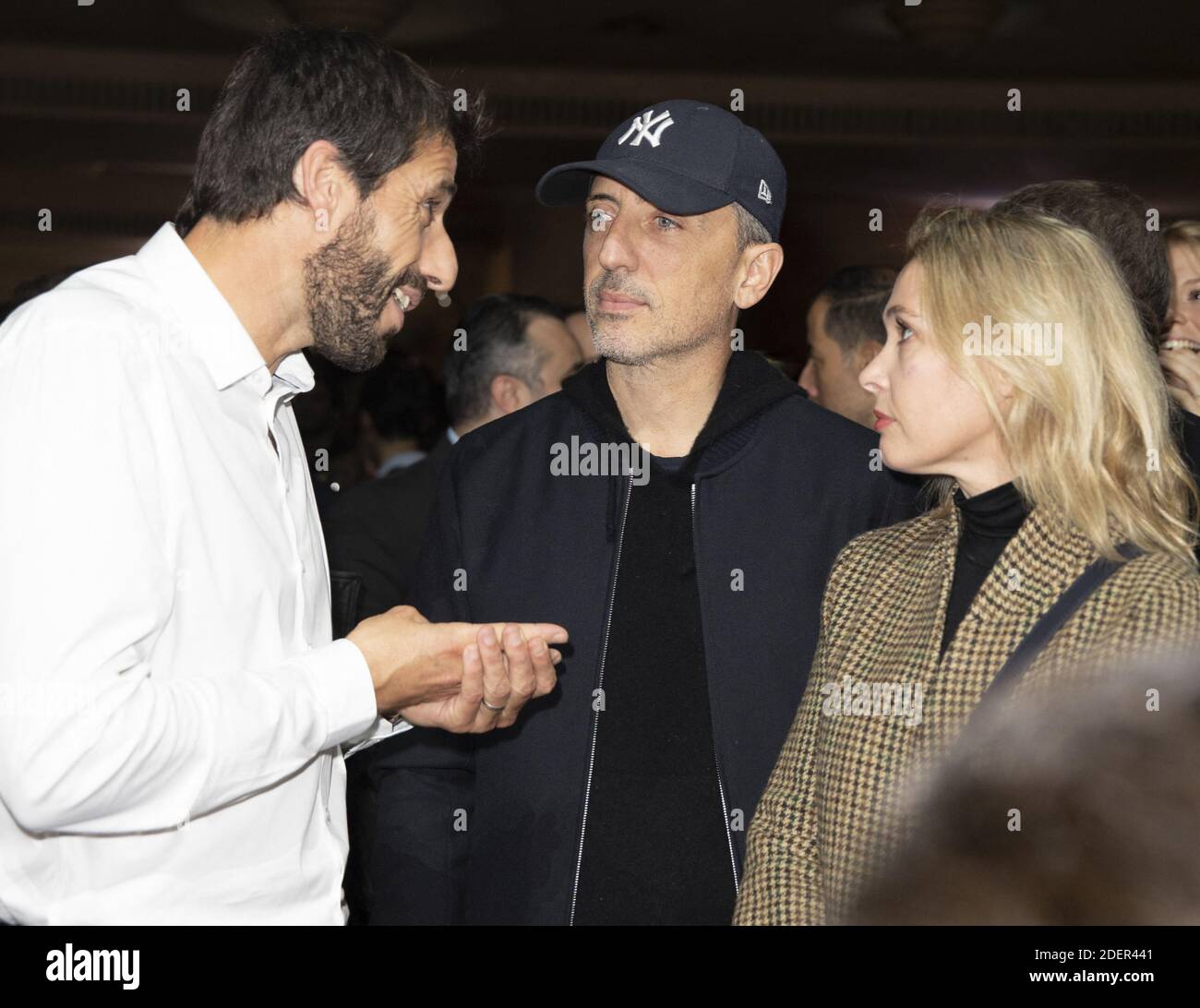 Tony estanguet, Gad Elmalehand Anne Marivin during the Presenation in ...