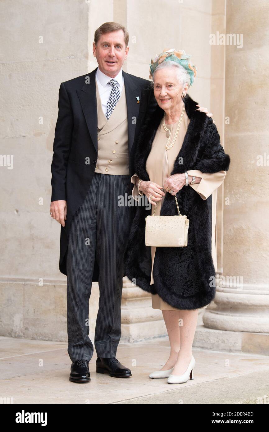 Prince Charles-Henri of Lobkowicz and his mother Princess Edouard of ...