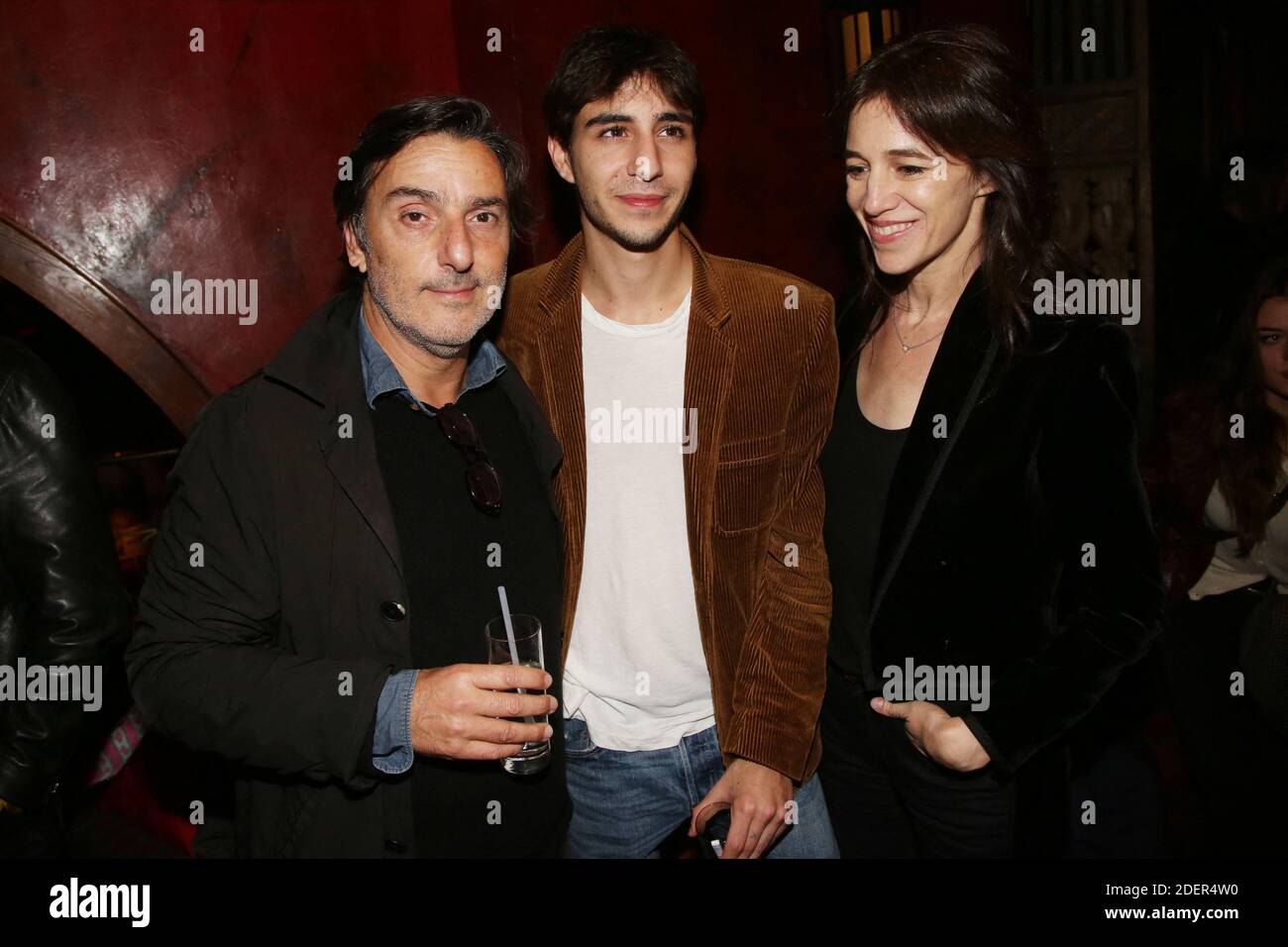 Yvan Attal, Ben Attal et Charlotte Gainsbourg lors de l'After Party du ...