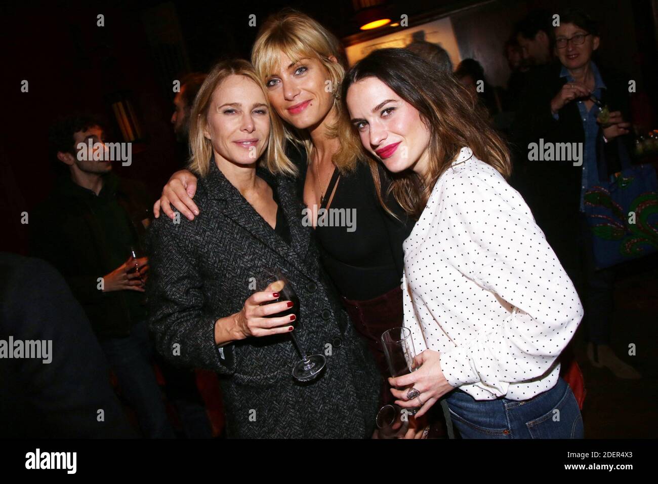 Pascale Arbillot, Mathilde Bisson et Claire Morin lors de l'After Party ...
