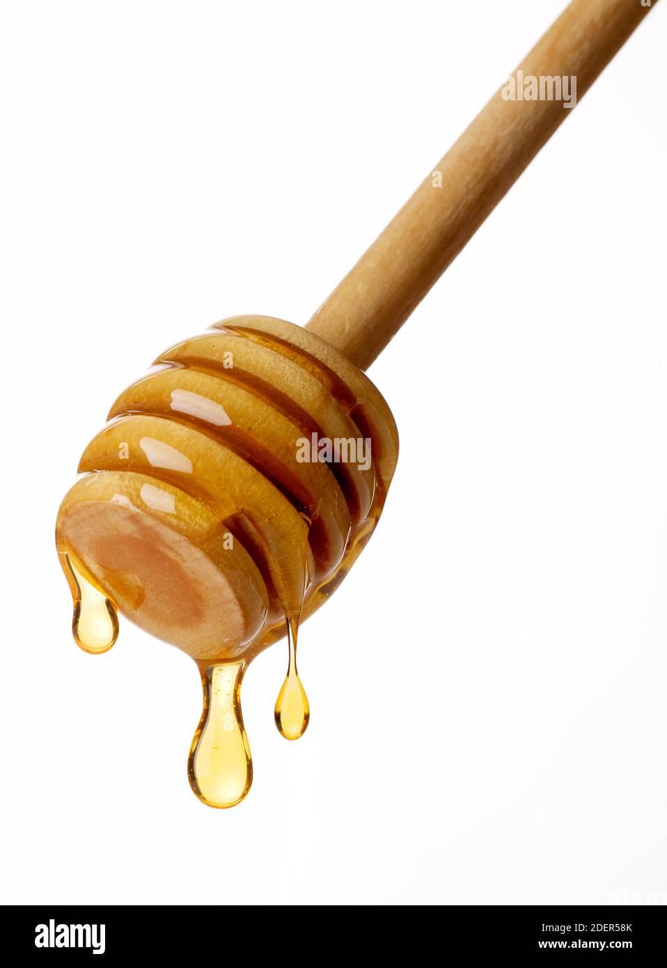wooden honey dropper stick Stock Photo - Alamy
