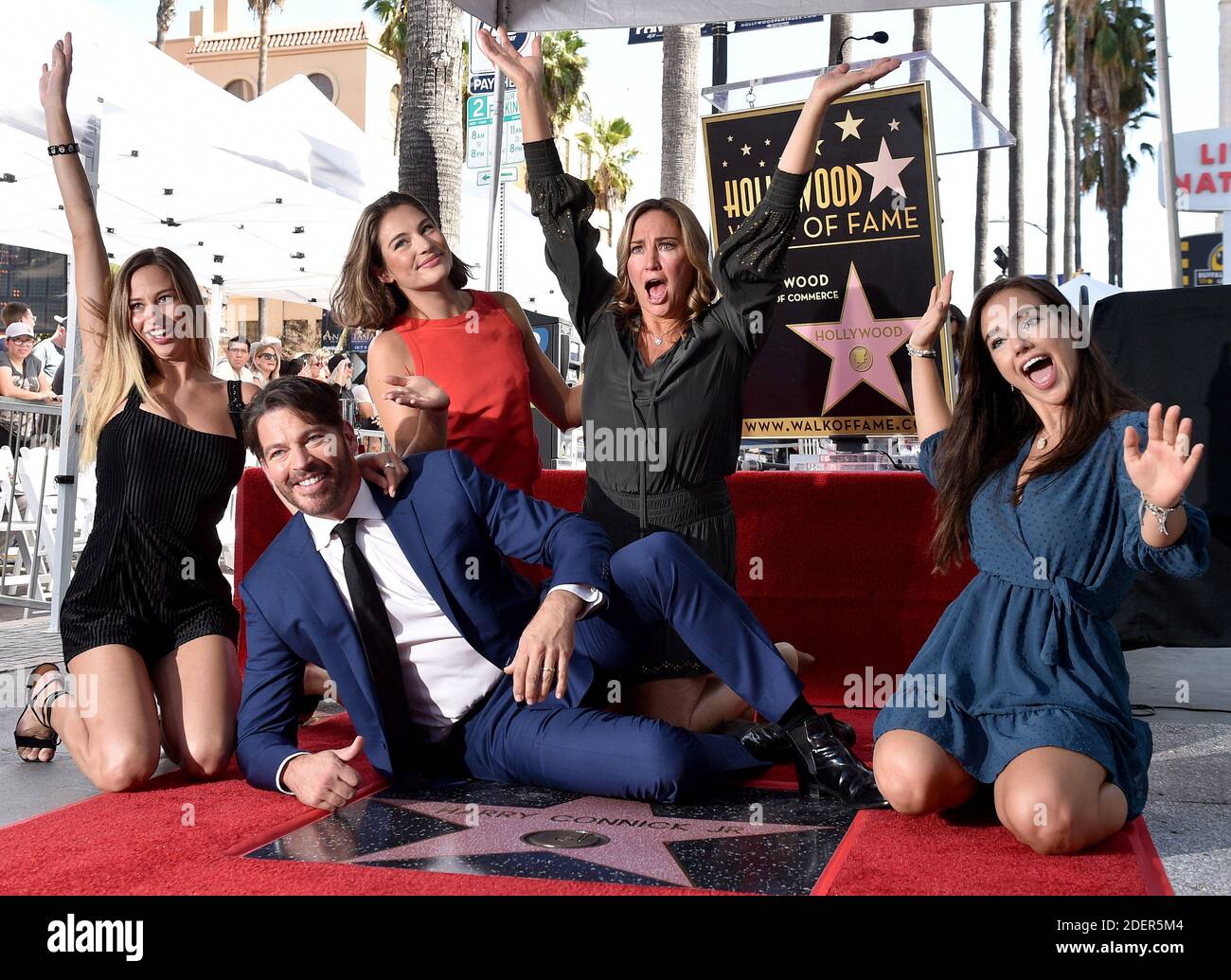 Jill Goodacre Connick, Georgia Connick, Charlotte Connick and Sarah ...