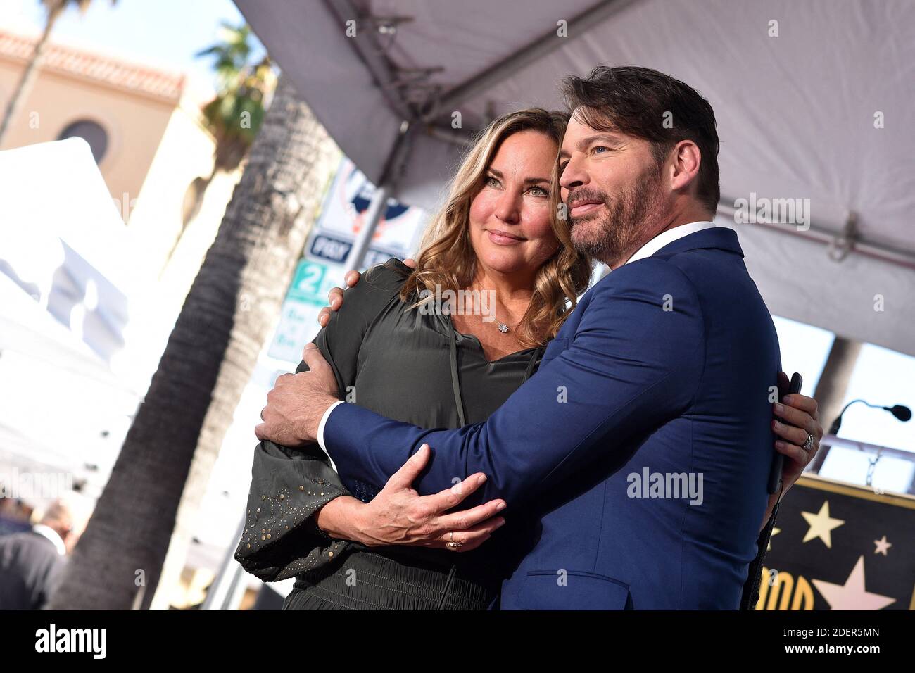 Jill Goodacre Connick attends the ceremony honoring Harry Connick Jr ...