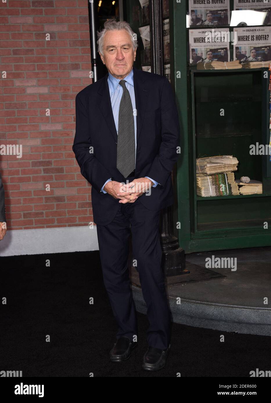 Robert De Niro attends the Premiere of Netflix's "The Irishman" at TCL ...