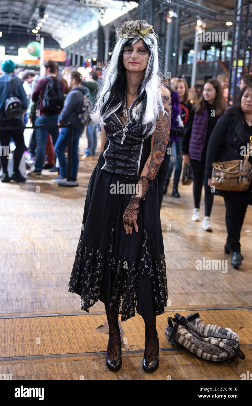 A cosplayer attending the Comic Con Paris 2019 at the Grande Halle de ...