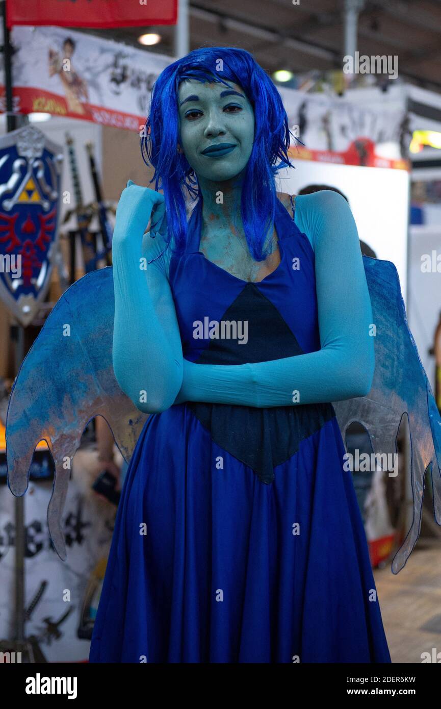 A cosplayer attending the Comic Con Paris 2019 at the Grande Halle de ...