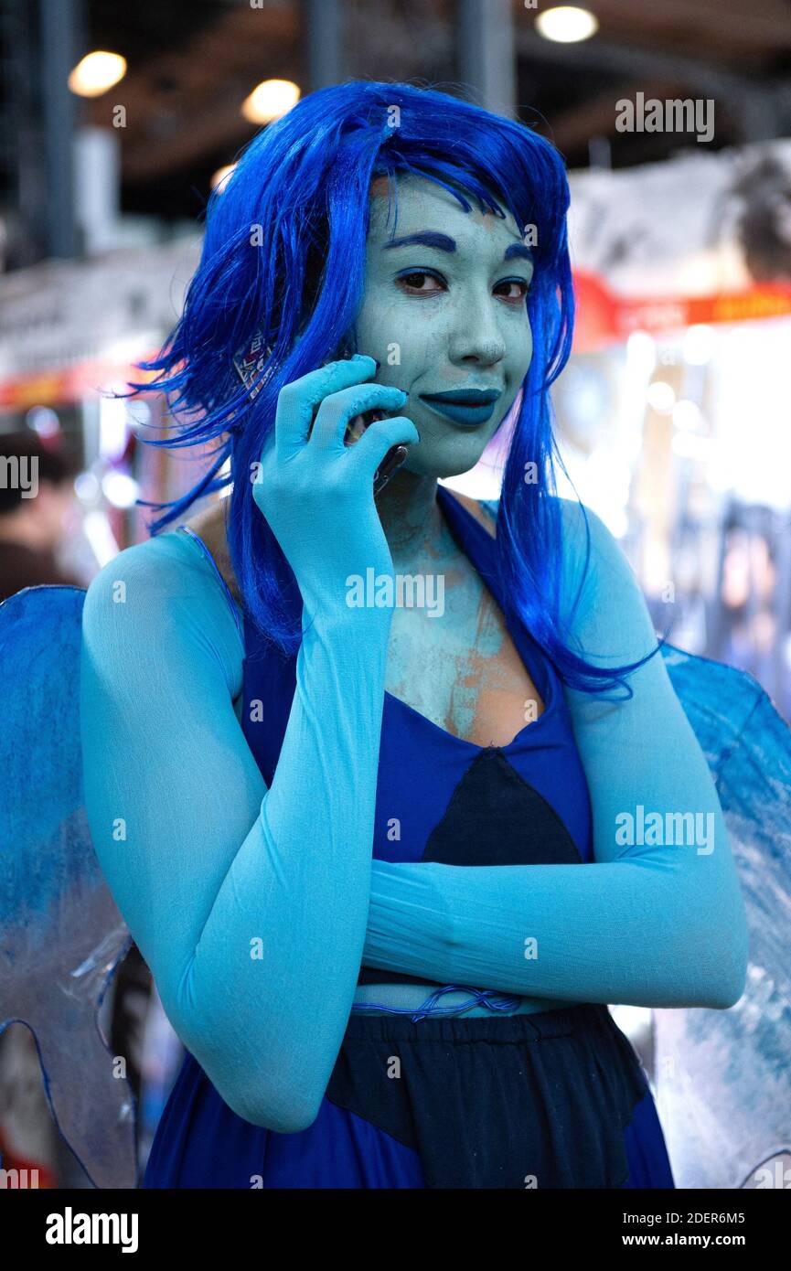 A cosplayer attending the Comic Con Paris 2019 at the Grande Halle de ...