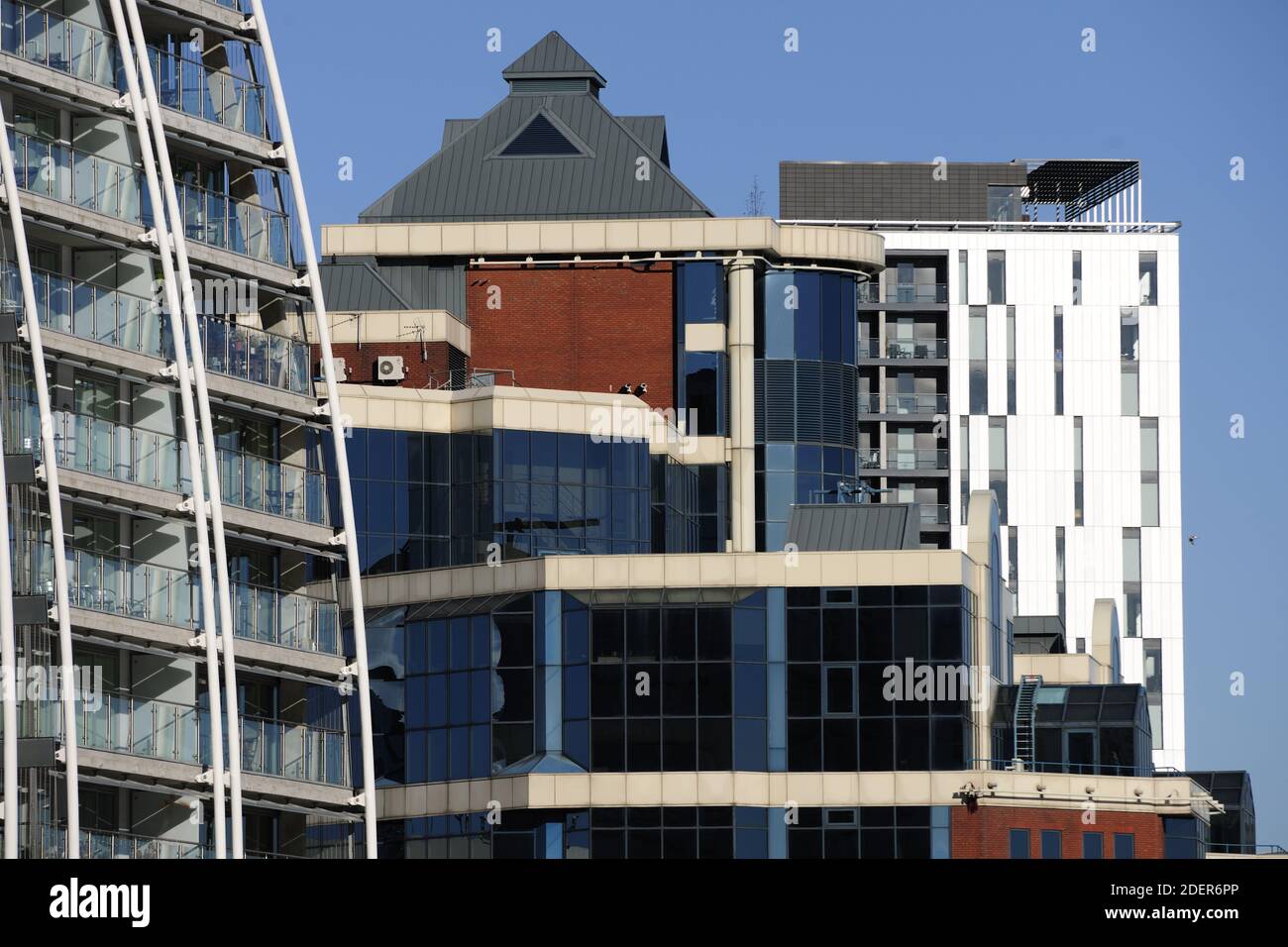 Modern Architecture Manchester Stock Photo - Alamy