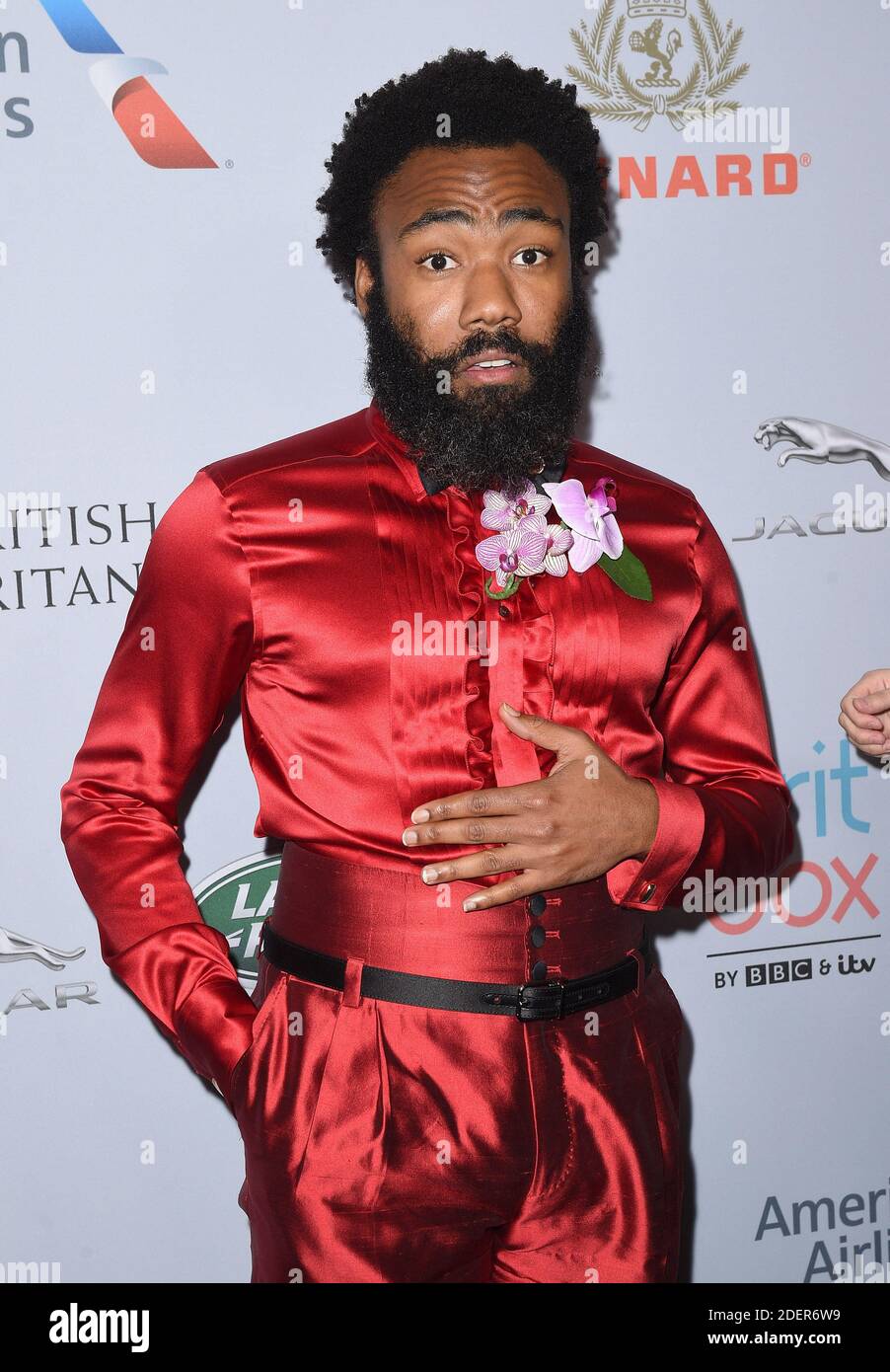 Donald Glover aka Childish Gambino attends the 2019 British Academy ...