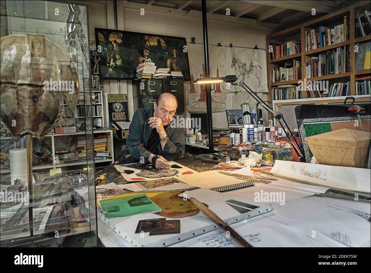 French comics artist and creator, and innovator in visual design ...