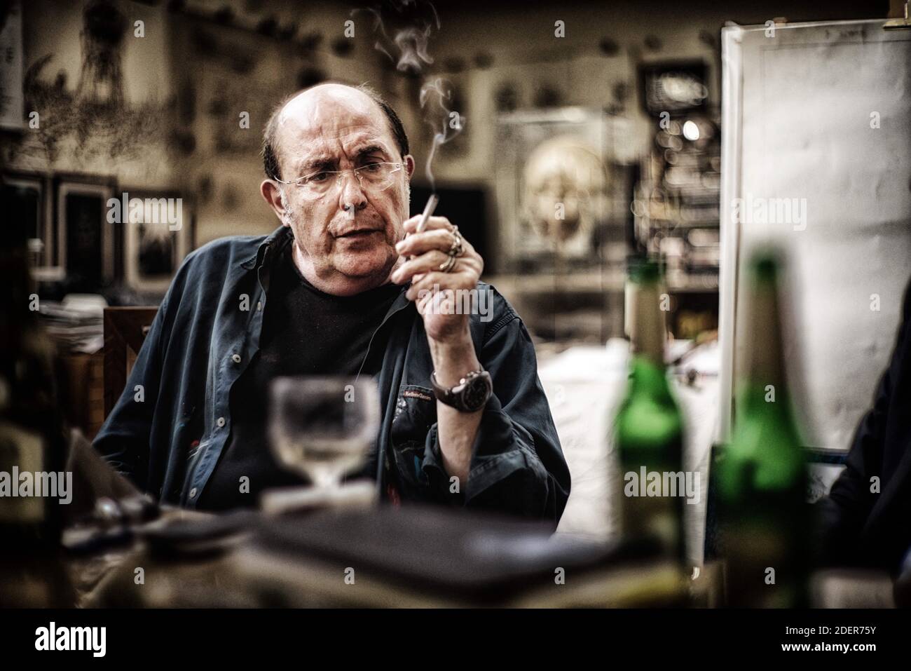 French comics artist and creator, and innovator in visual design ...