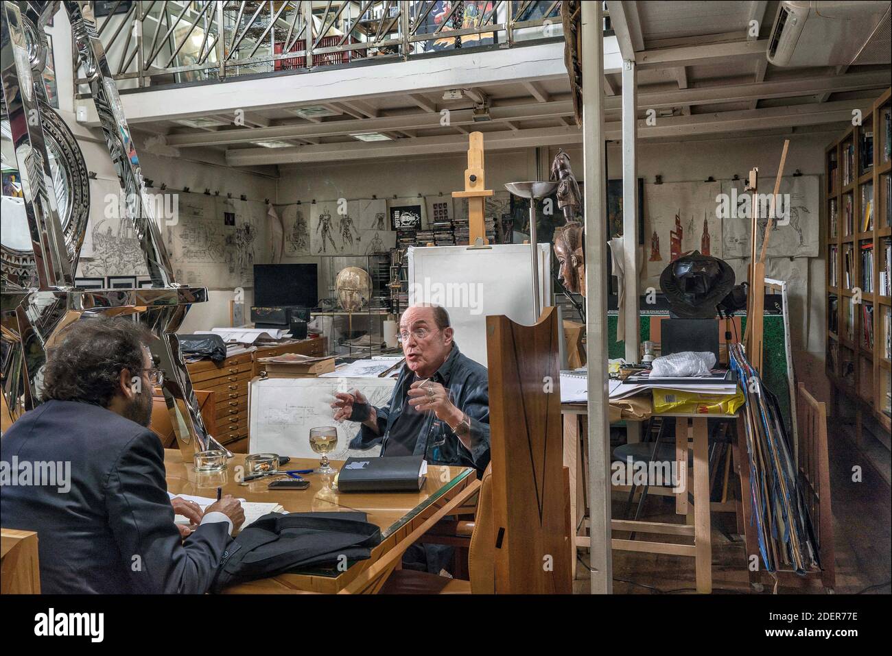 French comics artist and creator, and innovator in visual design ...