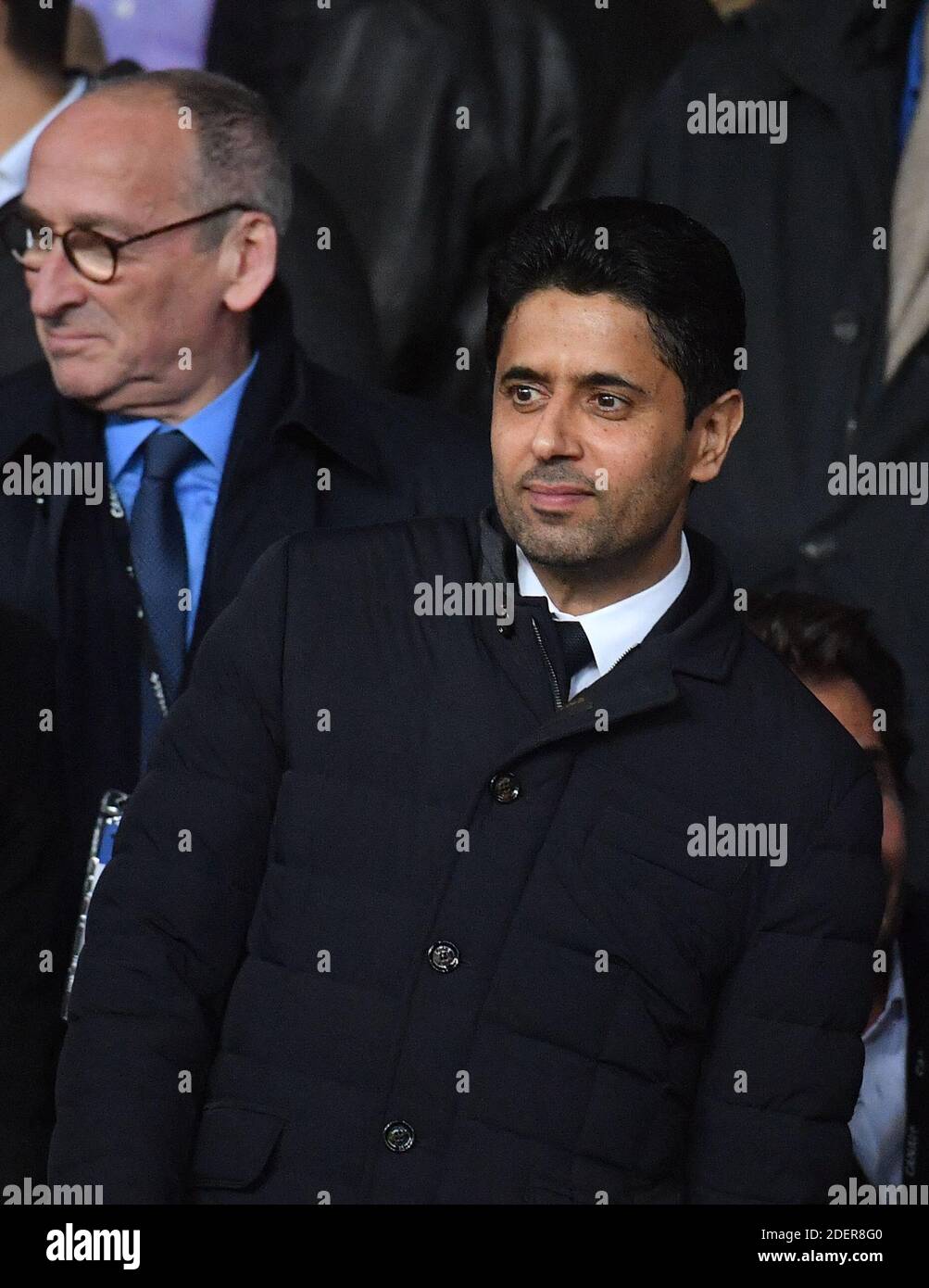 PSG president Nasser Al-Khelaifi attending the Ligue 1 Paris Saint ...