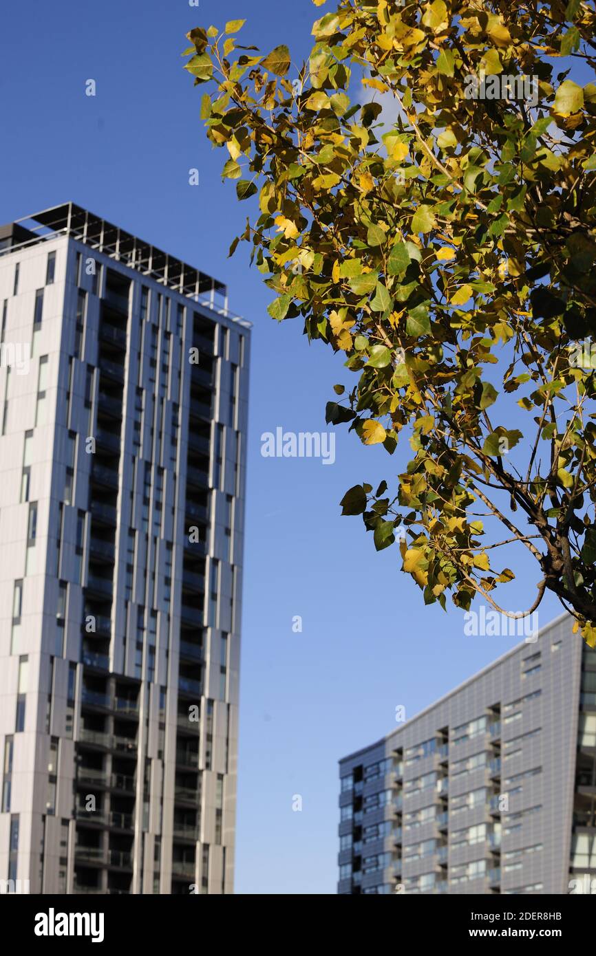 Modern Architecture Manchester Stock Photo - Alamy