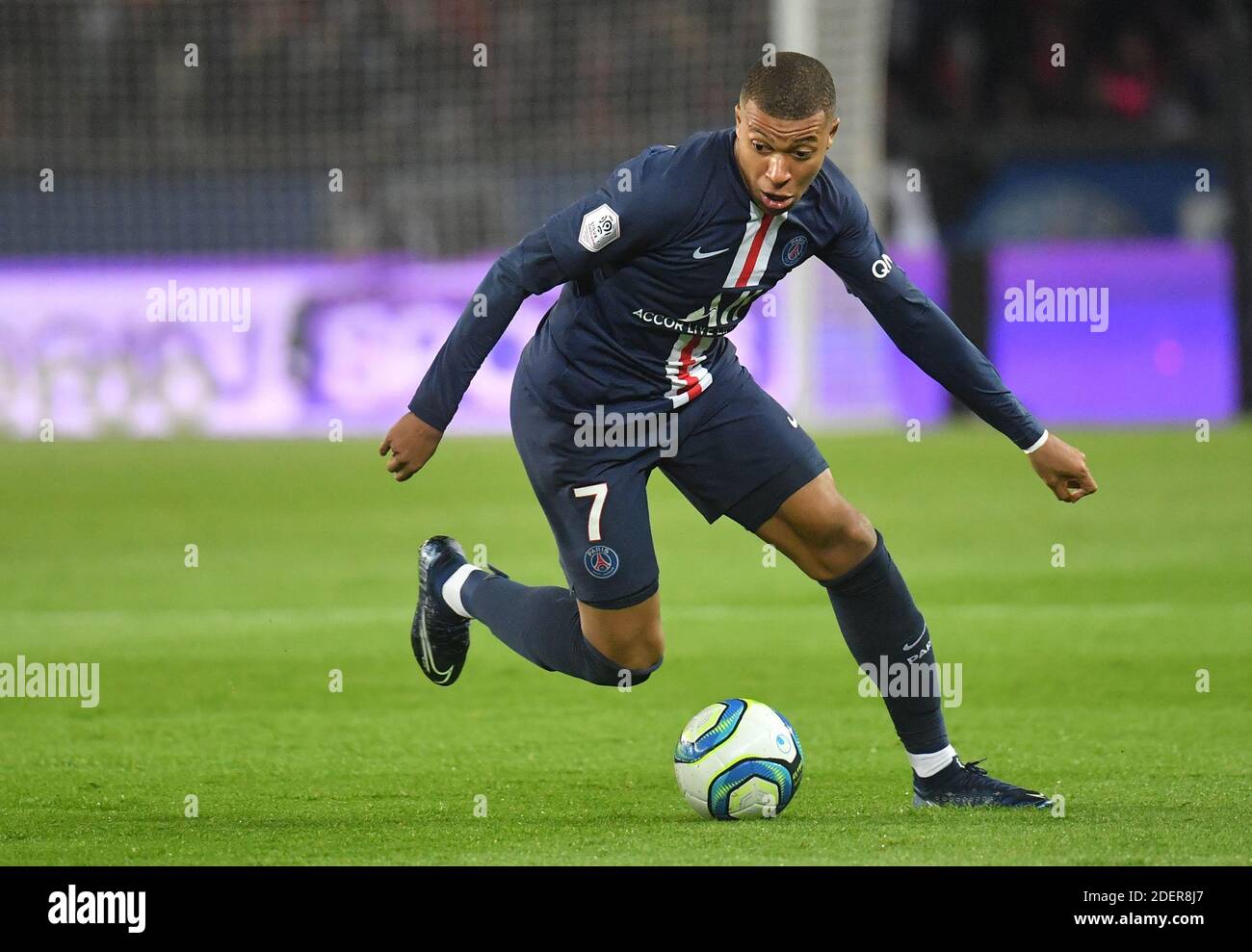 Paris Saint-Germain's Kylian Mbappé during the Ligue 1 Paris Saint ...