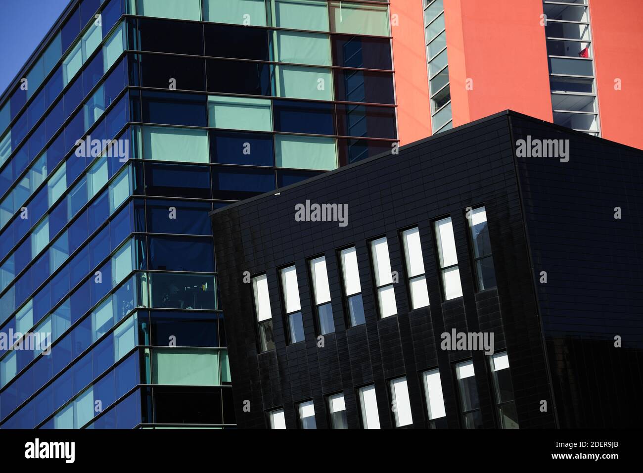 Modern Architecture Manchester Stock Photo - Alamy