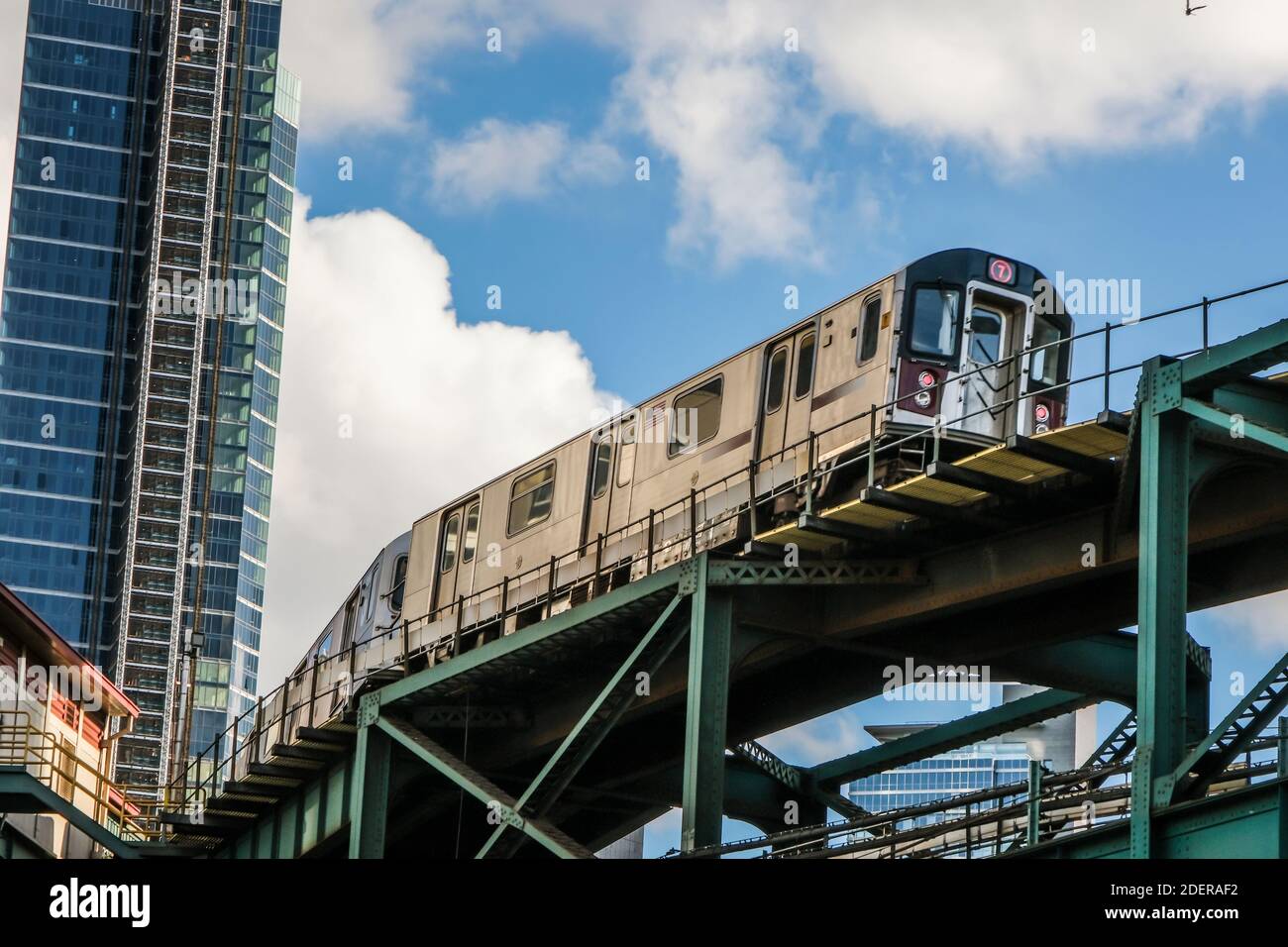 Different view under the railway of the subway Stock Photo - Alamy